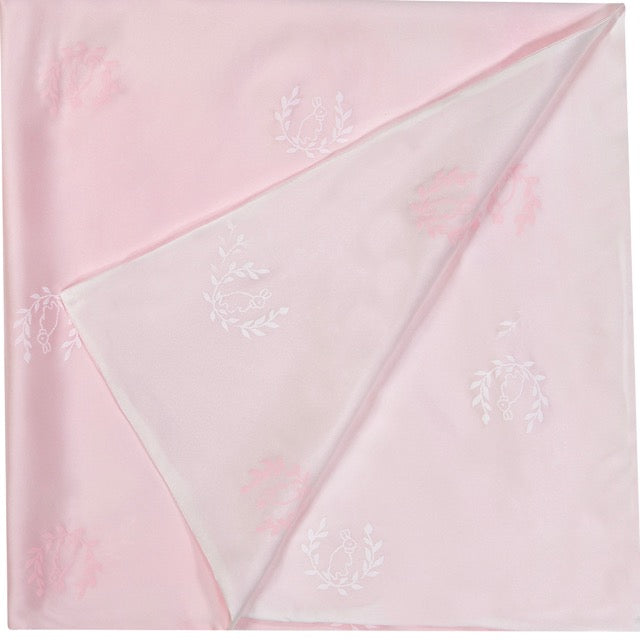 pht x PL Pink Silk Charmeuse Carriage Blanket – Pixie Lily